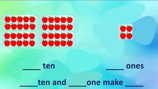 ones and tens | PPTX