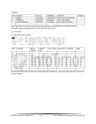 Mengenal ms. office word 2013 | PDF