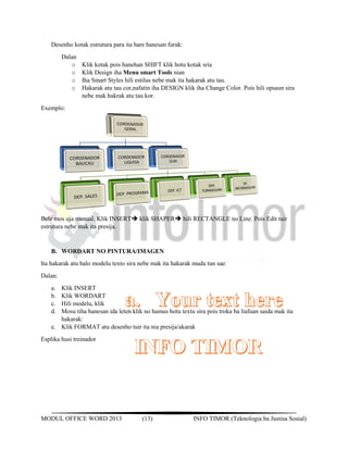Mengenal ms. office word 2013 | PDF