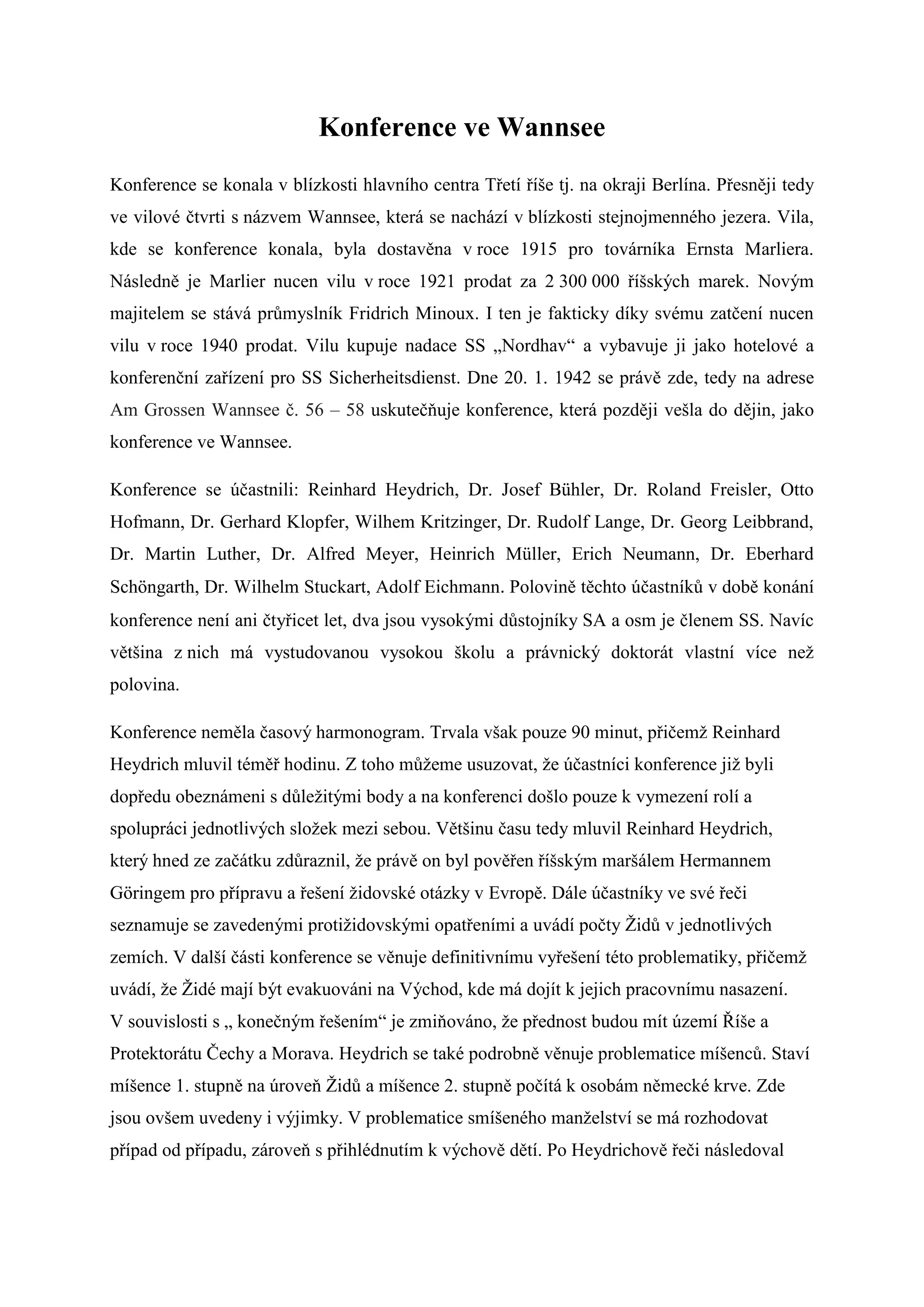 Konference ve wannsee | PDF