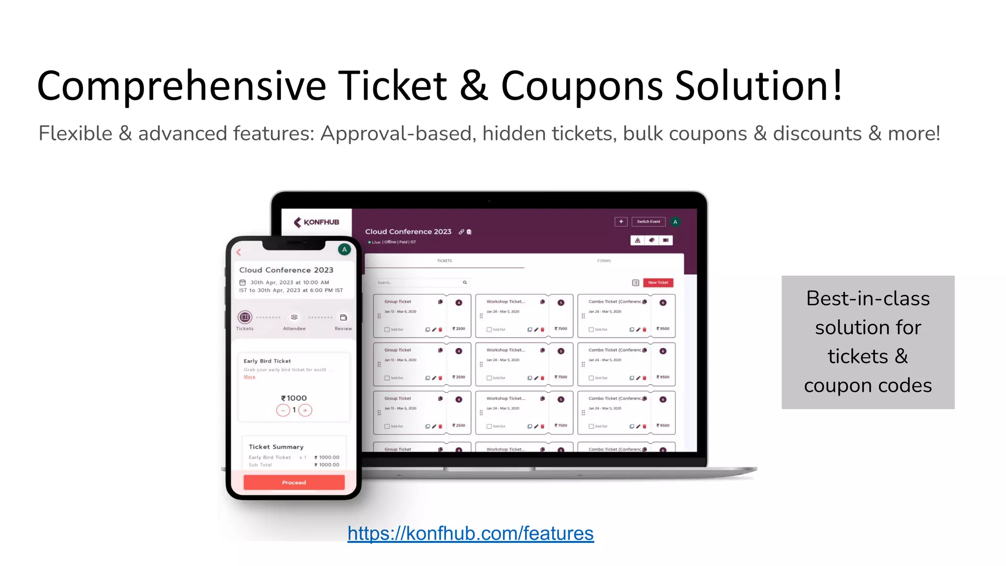 KonfHub Features, Benefits and Pricing | PDF