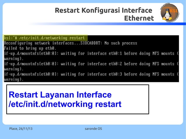 Konfigurasi Virtual Address Interface di Linux | PPT
