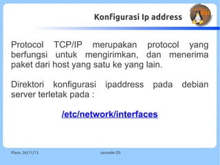 Konfigurasi Virtual Address Interface di Linux | PPT