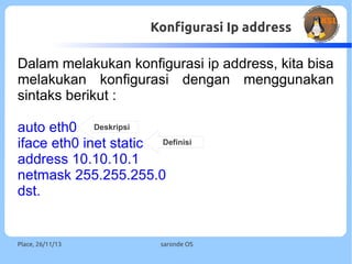 Konfigurasi Virtual Address Interface di Linux | PPT