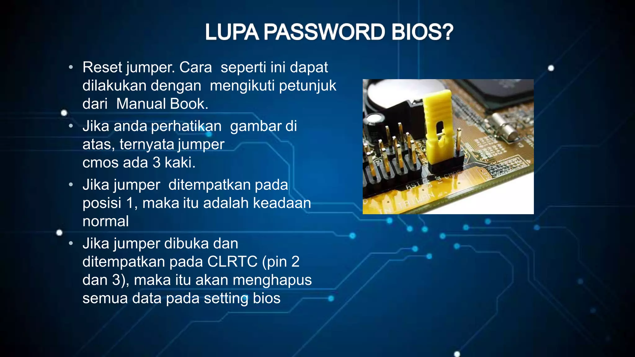 Konfigurasi bios | PPTX