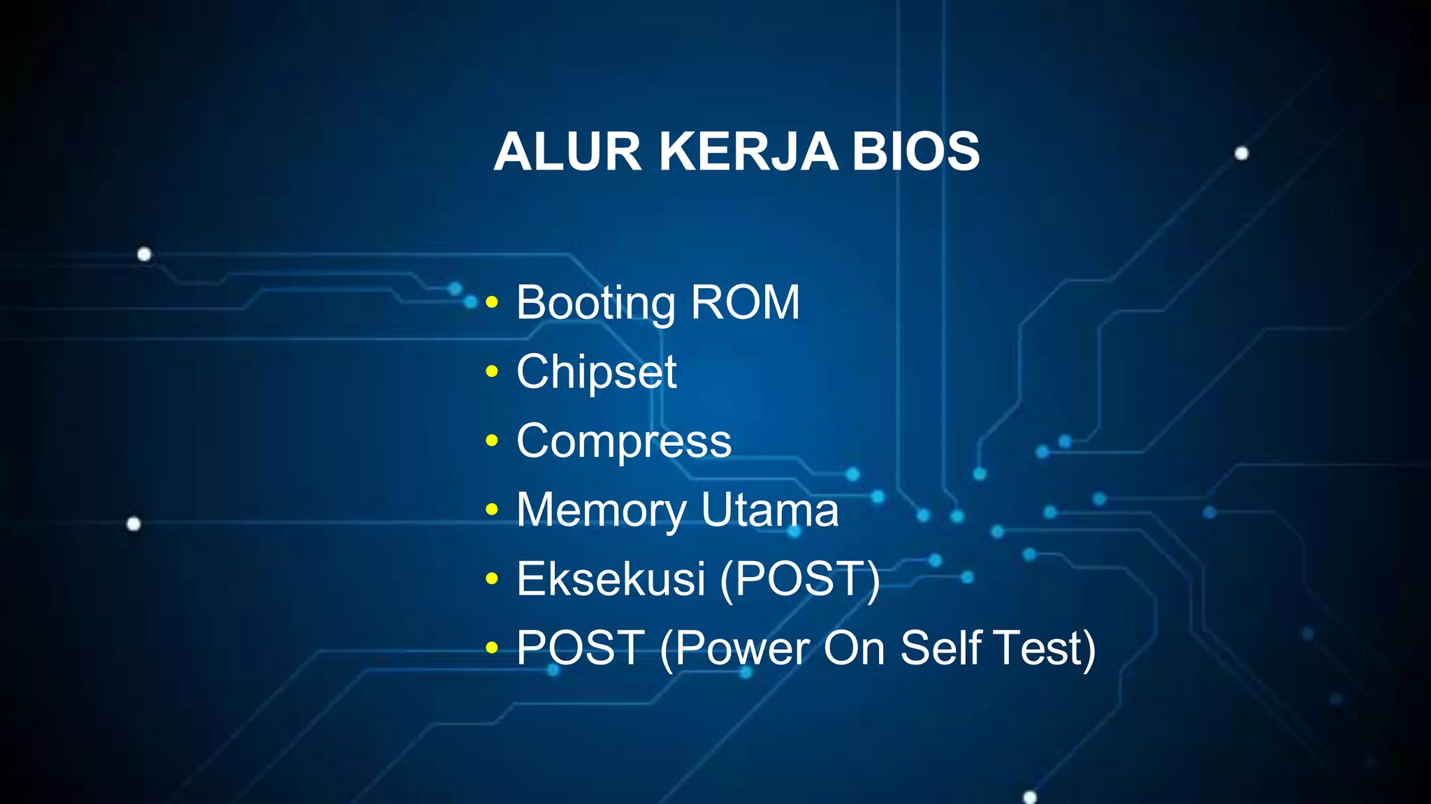 Konfigurasi bios | PPTX