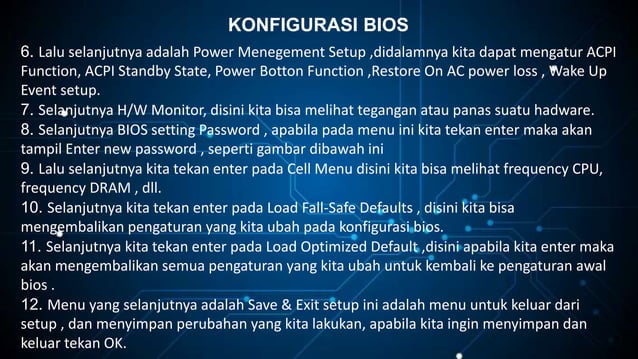 Konfigurasi bios | PPTX