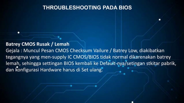 Konfigurasi bios | PPTX