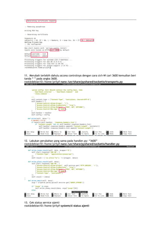 Konfigurasi control panel ajenti | PDF