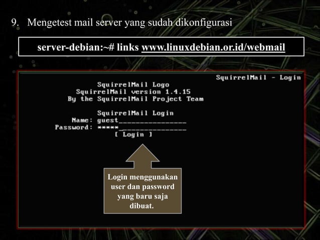 Konfigurasi debian 5 | PPTX