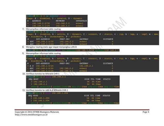 Konfigurasi DHCP Server dan DHCP Relay Agent di Mikrotik Menggunakan GNS3 | PDF