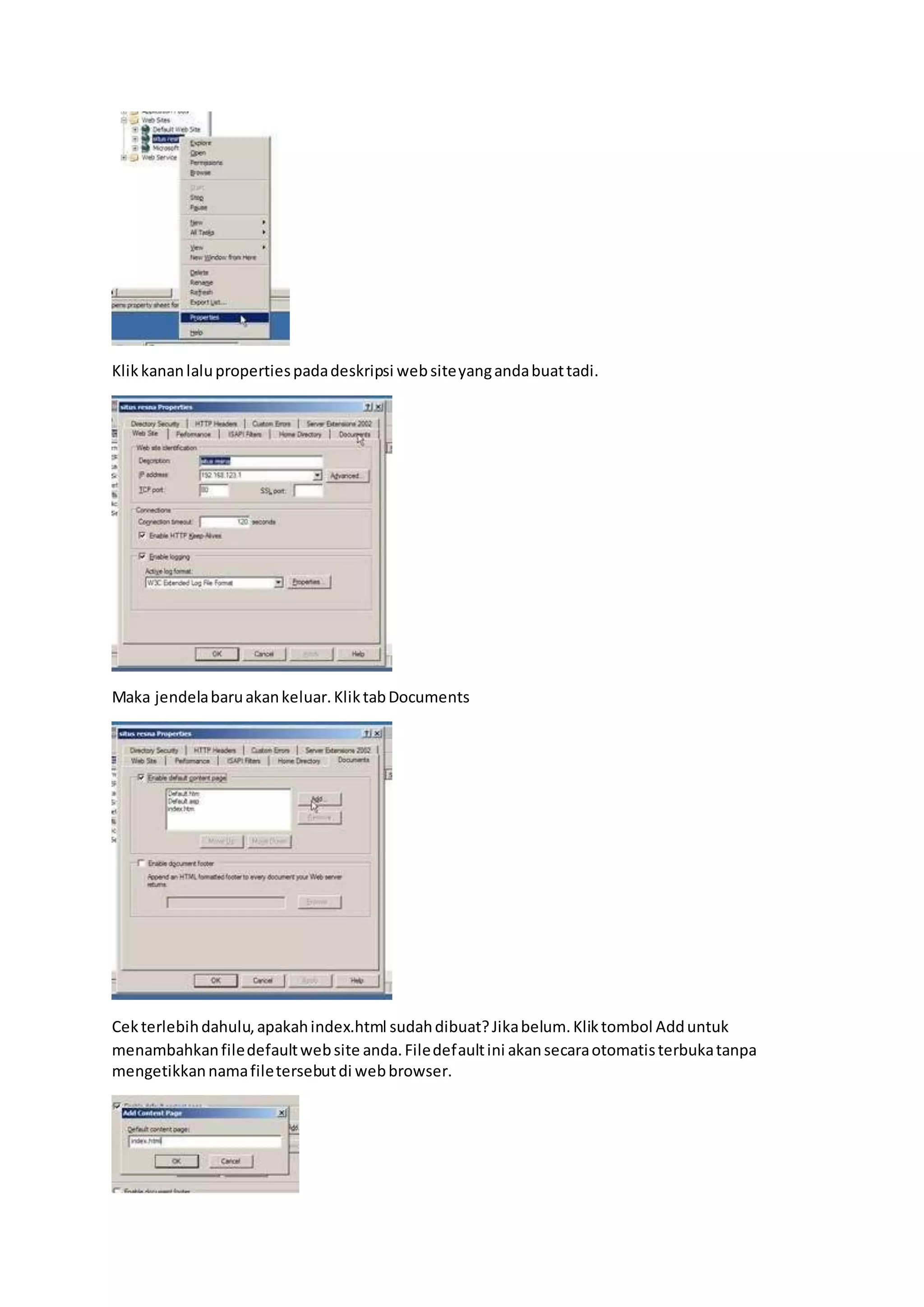 Konfigurasi dhcp windows server 2003 | PDF