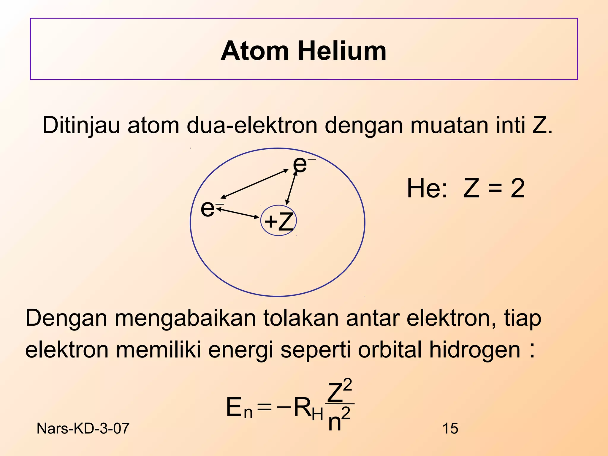Konfigurasi elektron | PPT