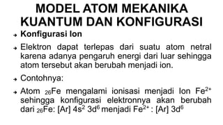 KONFIGURASI ELEKTRON | PPTX
