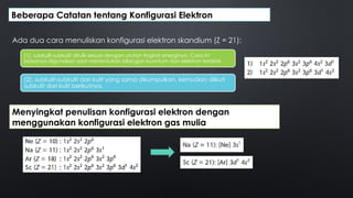 konfigurasi elektron berdasarkan teori bohr dan mekanika kuantum | PPTX