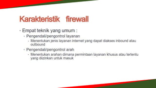 Konfigurasi firewall | PPTX