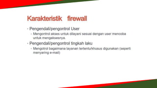 Konfigurasi firewall | PPTX