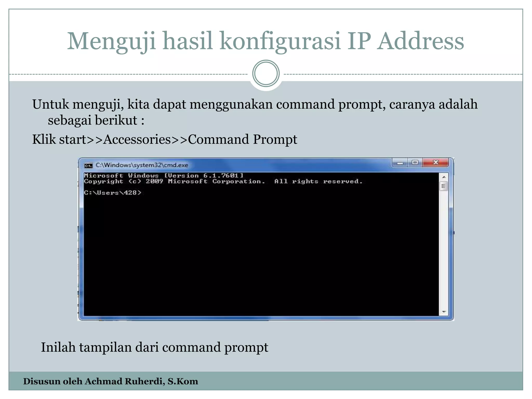 Konfigurasi ip (internet protokol) v4 | PPTX