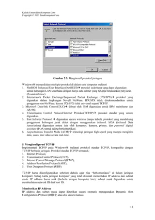 Konfigurasi jaringan lan | PDF