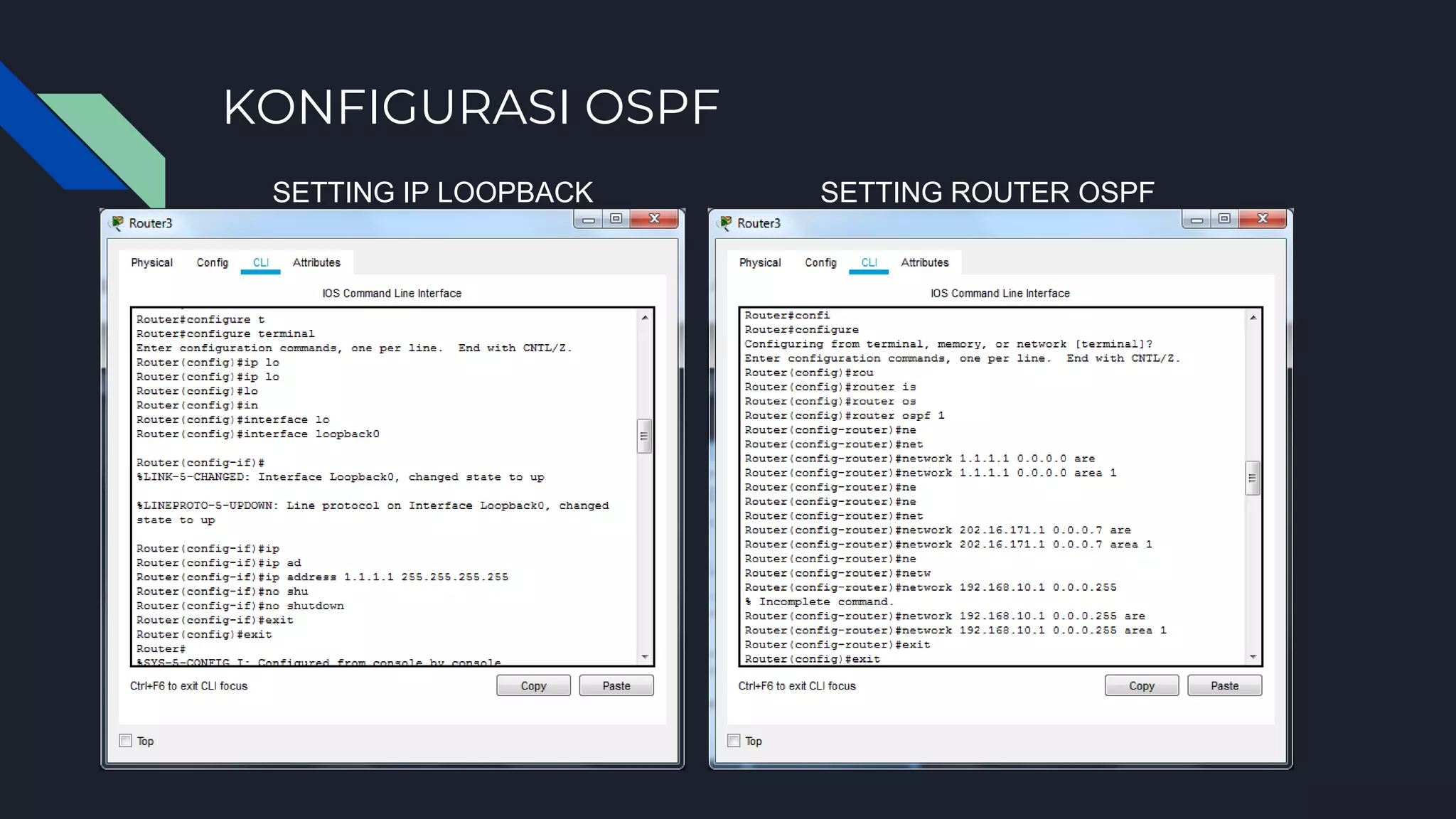 Konfigurasi Jaringan Metode OSPF | PPTX