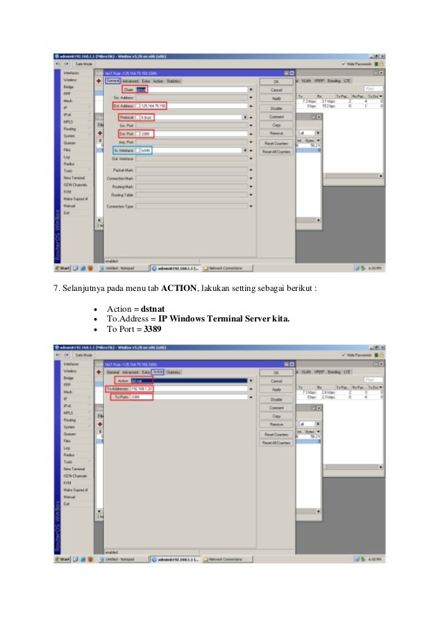 Konfigurasi Port Forwarding Remote Desktop Windows Terminal Server dengan Mikrotik .pdf