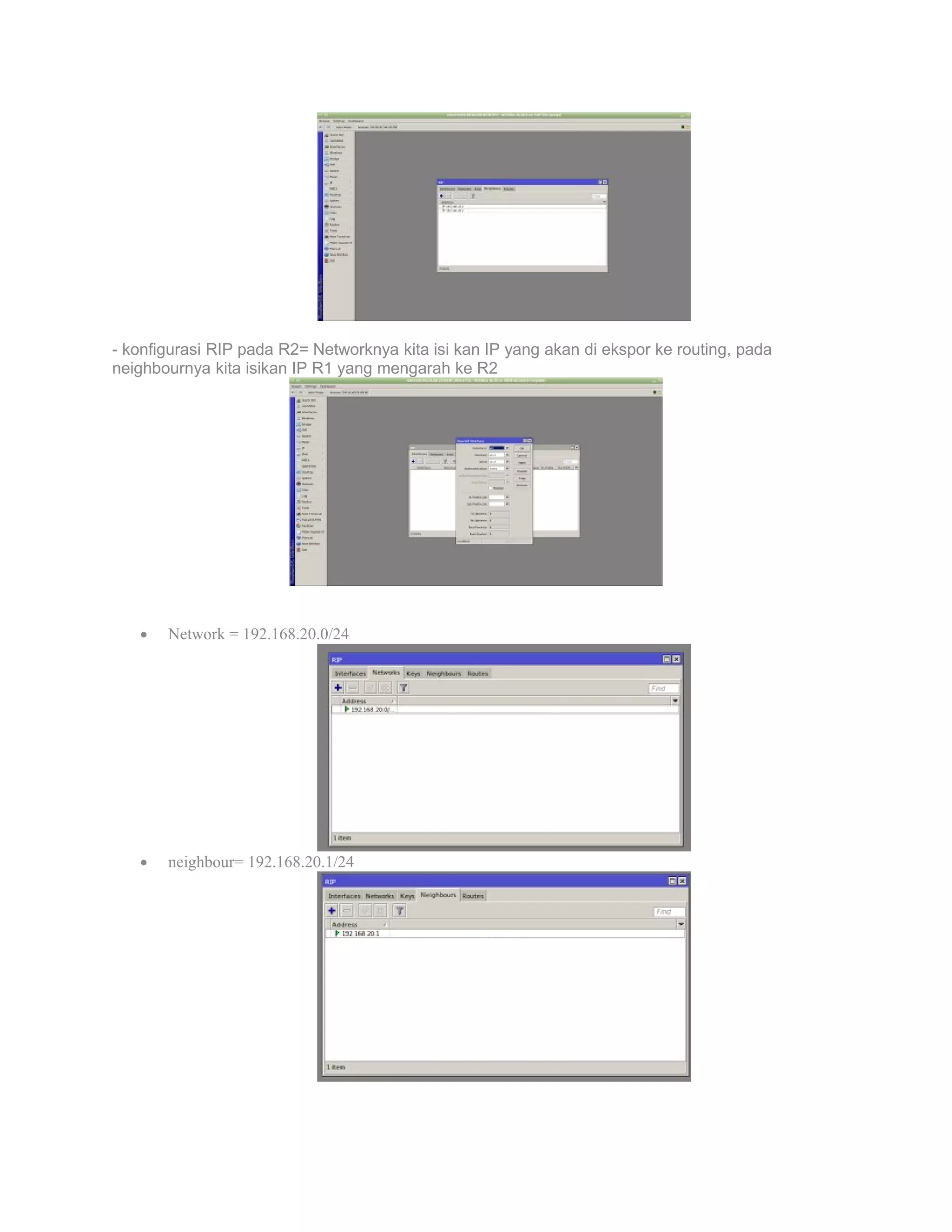 Konfigurasi rip | DOC