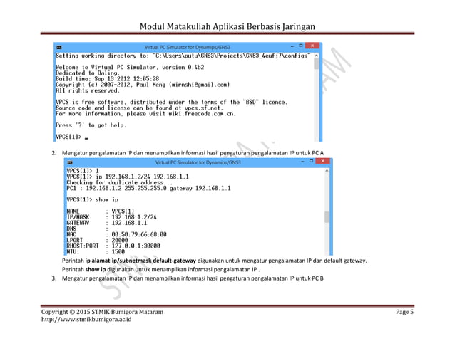 Konfigurasi Routing Statik di MikroTik | PDF