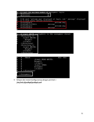 Konfigurasi server debian | PDF