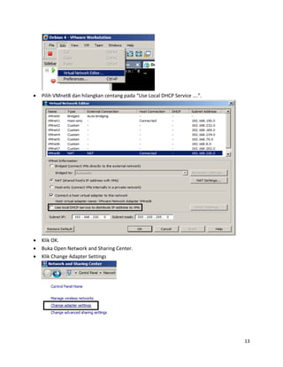 Konfigurasi server debian | PDF