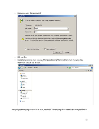 Konfigurasi server debian | PDF