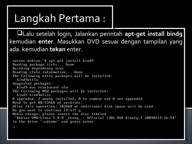Konfigurasi server debian | PPT