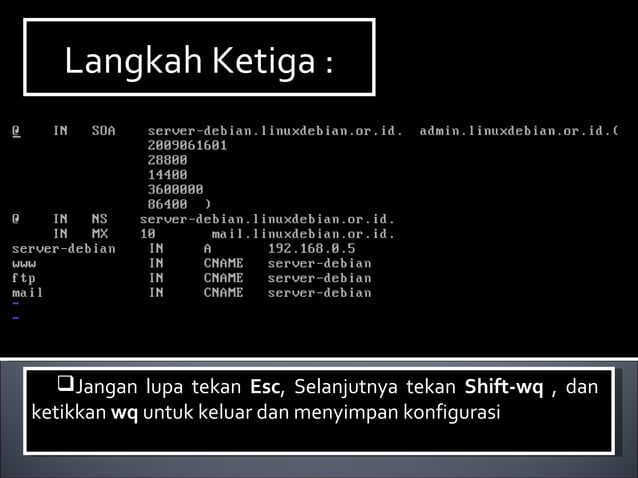 Konfigurasi server debian | PPT