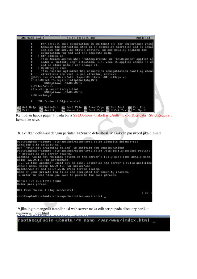 Konfigurasi web server | PDF