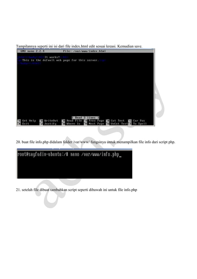 Konfigurasi web server | PDF