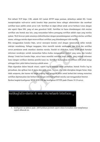 Konfigurasi web server | PDF