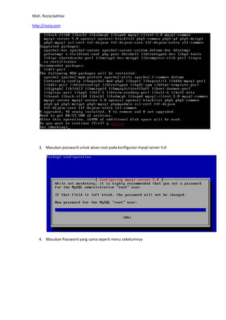 Konfigurasi webserver debian_7.6_wheezy | PDF