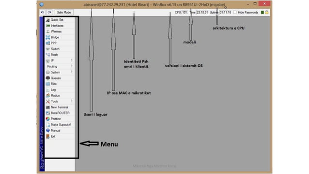 Konfigurimi i mikrotik abissnet | PDF