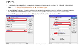 Konfigurimi i mikrotik abissnet | PDF