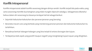Konflik dalam organisasi | PPTX