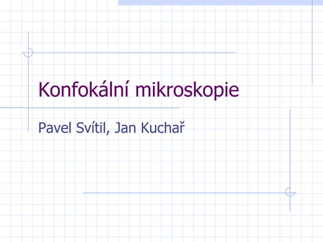 Konfokalni Mikroskopie | PPT