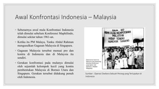 Konfrontasi & Operasi Dwikora | PPTX