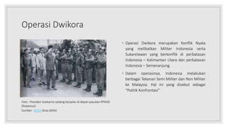 Konfrontasi & Operasi Dwikora | PPTX