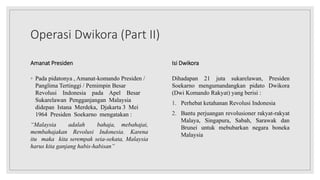 Konfrontasi & Operasi Dwikora | PPTX
