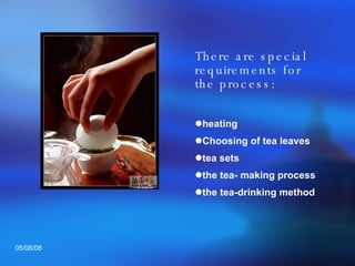 Kongfu Tea | PPT | World Cuisines | Food & Drink