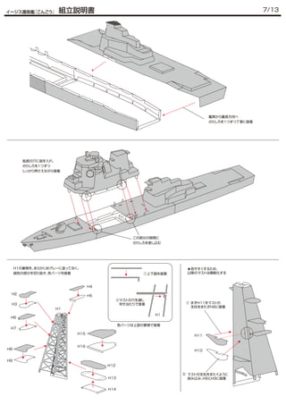 Destroyer paper model manual | PDF