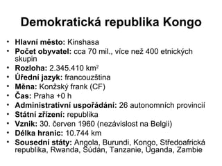 Demokratická republika Kongo | PPT