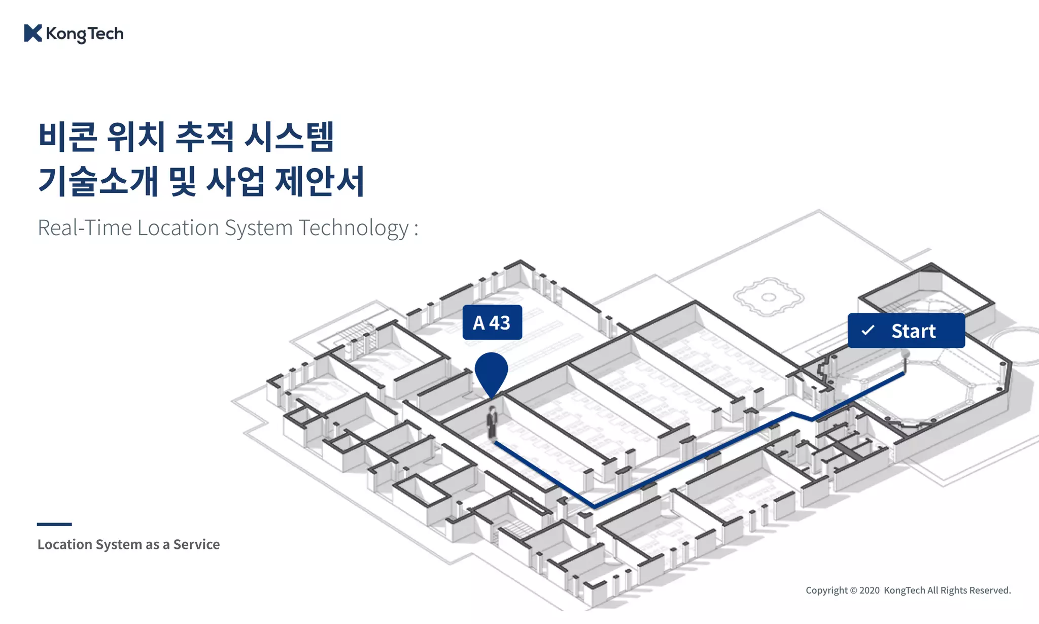 Kongtech beacon based rtls, real time location system solution(콩테크 실시간 위치추적 시스템 솔루션) | PDF