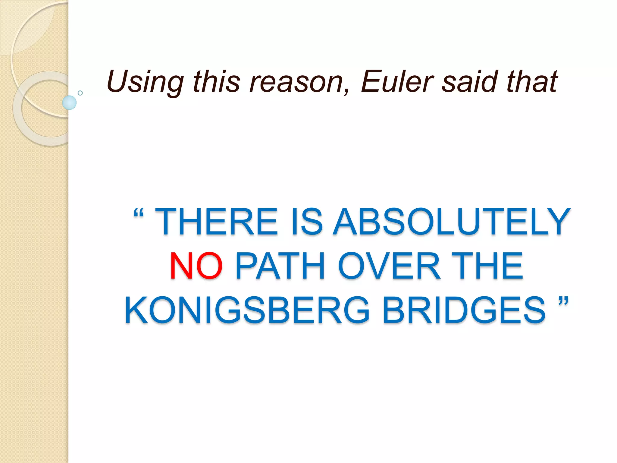 Konigsberg bridge problem (3) | PPTX