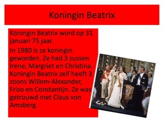 Koningin beatrix | PPSX