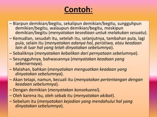 Jenis Jenis Konjungsi | PPTX